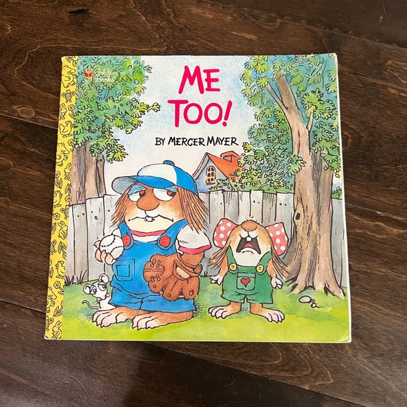 Little Golden Book | Other | Mercer Mayer Me Too Childrens Book Vintage ...